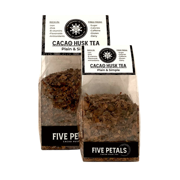 Plain & Simple Cacao Husk Tea – FIVE PETALS